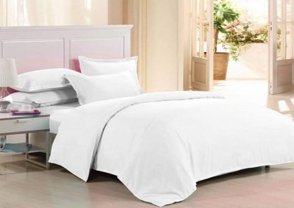 Buy White Embossed Quilted Bedspread Set – 3 Pcs for Sale