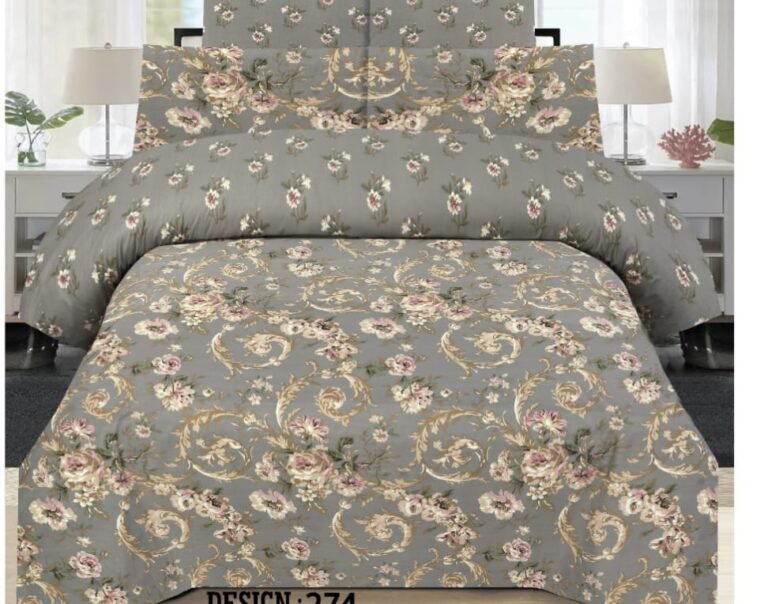 Buy Light Flowers Color Printed Bed Sheet B for Sale